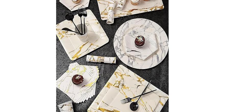 Opulence Collection Plastic Flatware Set