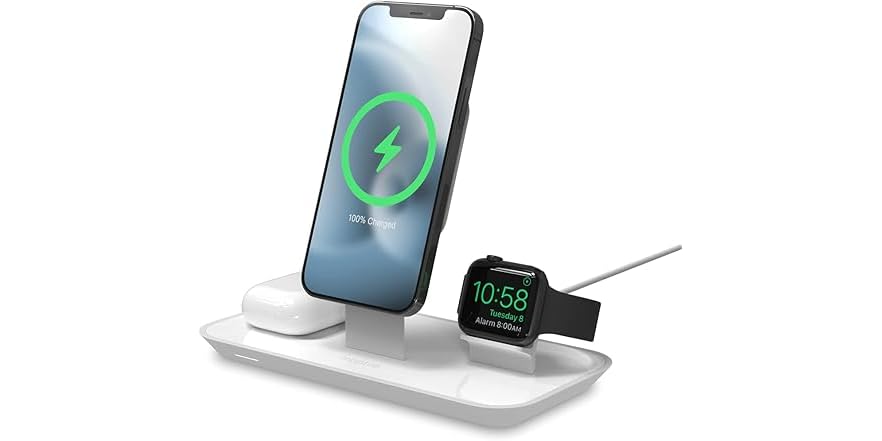 Mophie Wireless Charging Stand White (Open Box)
