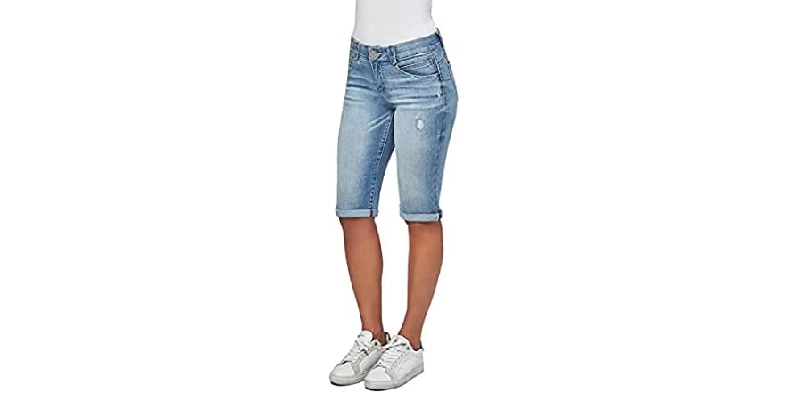 Democracy Women's Ab Solution 13" Bermuda Short, Light Blue, 10