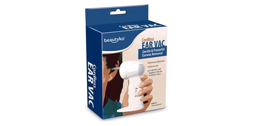 Ear Wax Vac Cordless Earwax Remover