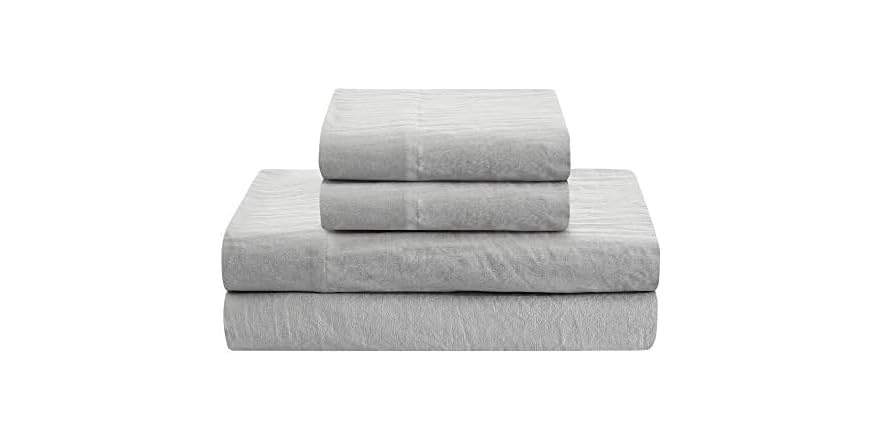 Prewashed Crinkle Sheet Set