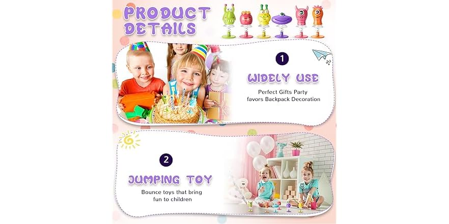 24 PC Big Eye Spring Launcher Toys