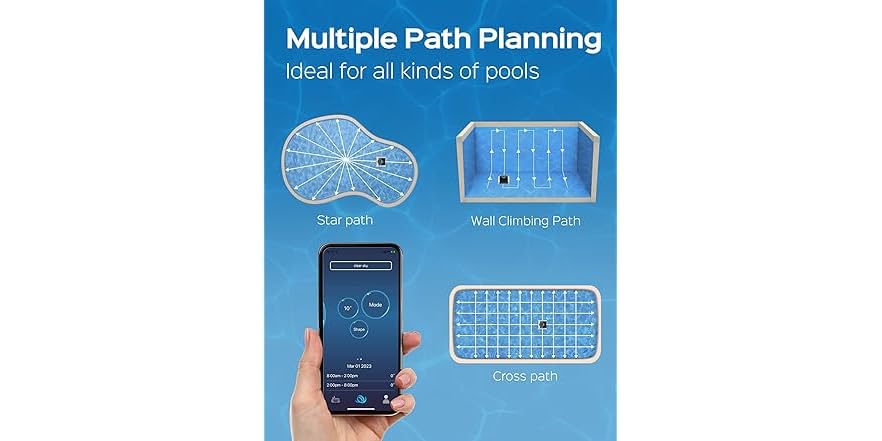 WYBOT Robotic Pool Cleaner with APP (Open Box)