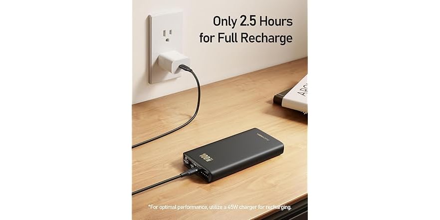 VEEKTOMX 20,000mAh Fast Charge Laptop Power Bank