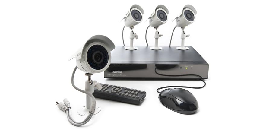 Zmodo 8CH/4Cam Sony CCD Security System