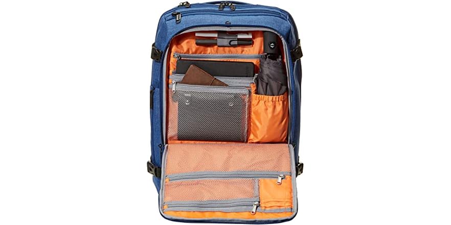 AmazonBasics Slim Travel Backpack