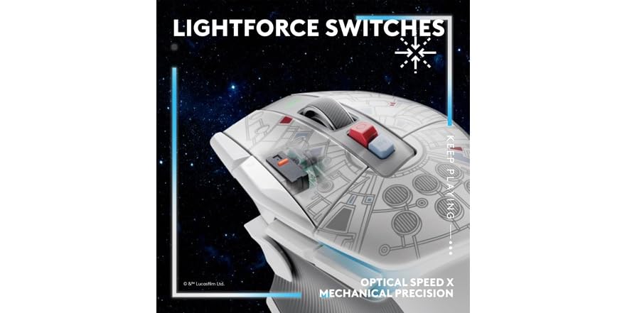 Logitech G502 X PLUS Millenium Falcon Mouse (Open Box)