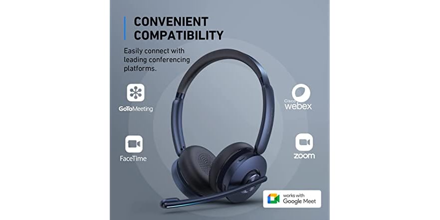 Anker B09BVP6ZBY Anker PowerConf H700, Bluetooth Head (Open Box)