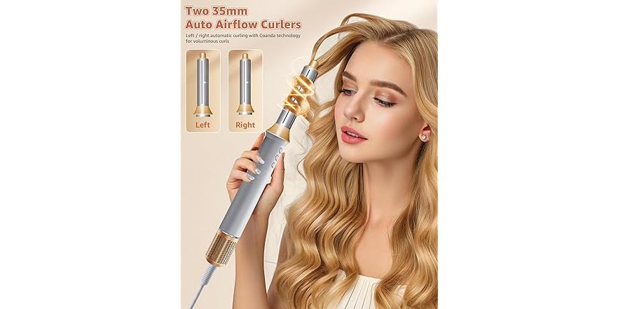 7-in-1 Hot Air Styler Blow Dryer Brush