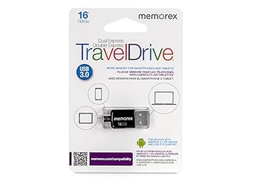 Memorex Dual Express TravelDrive - Android (Black)