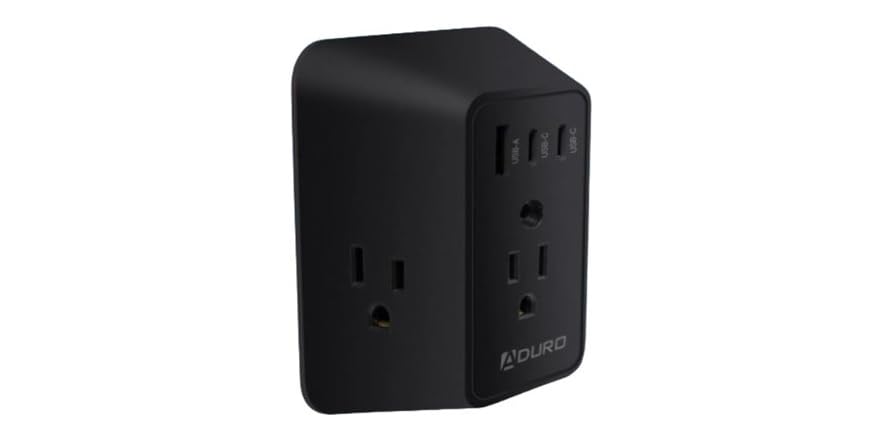 Aduro Surge Trio Multi Charging Station Surge Protector