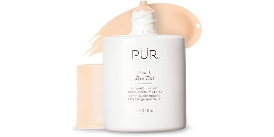 PUR Tinted Sunscreen for Face, 4-in-1 Skin Tint