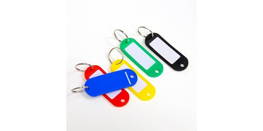 BAZIC Key Tag Labels 8-Pack