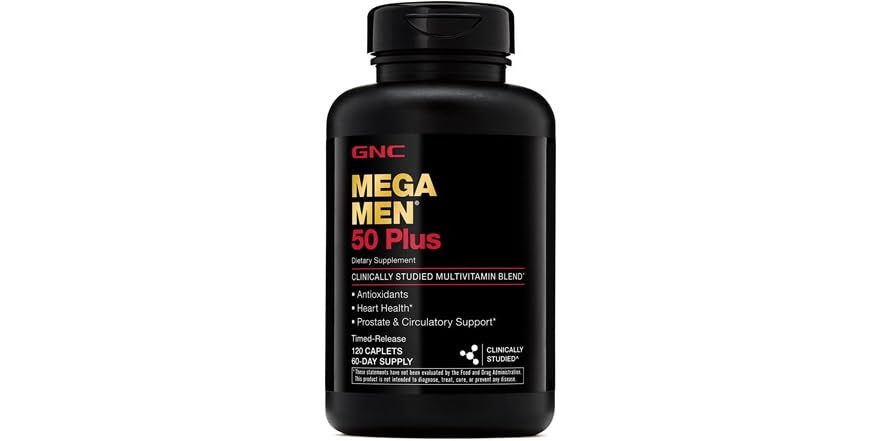 GNC Mega Men 50 Plus Multivitamin Tablet