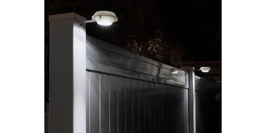 2-Pack Solar LED Gutter/Fence Lights