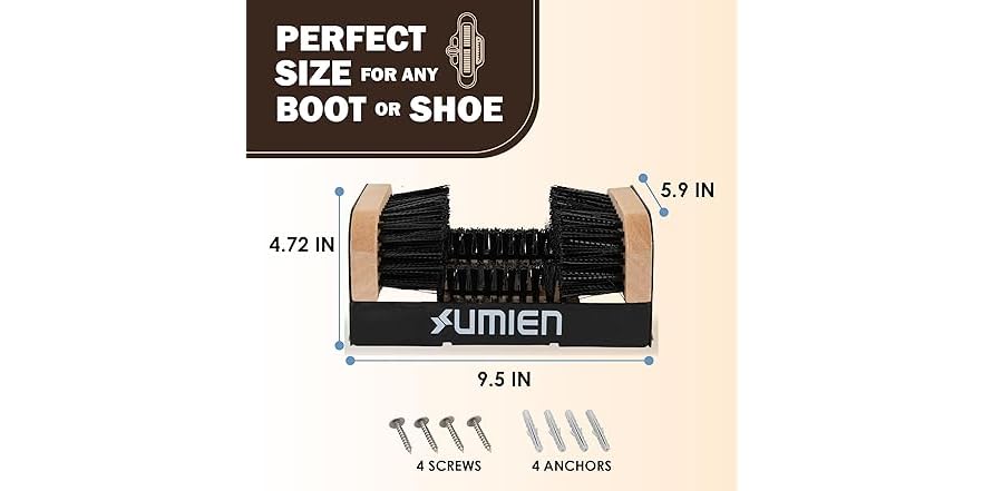 Boot Scraper - Small Outdoor Shoe Brush