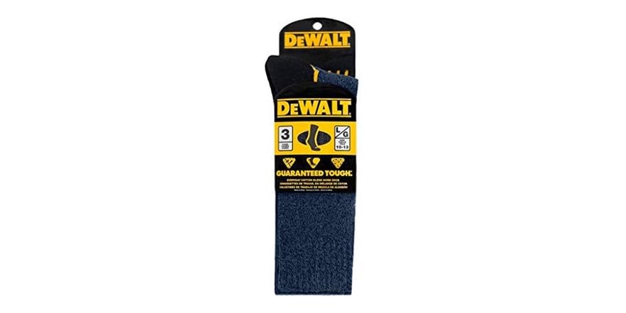 DeWalt 6-Pairs Cotton Blend Work Socks