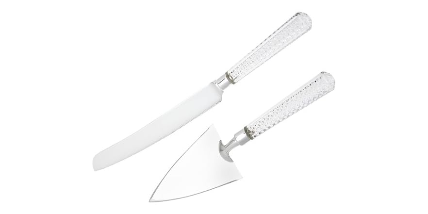 Crystal Cake Knife and Pie Server