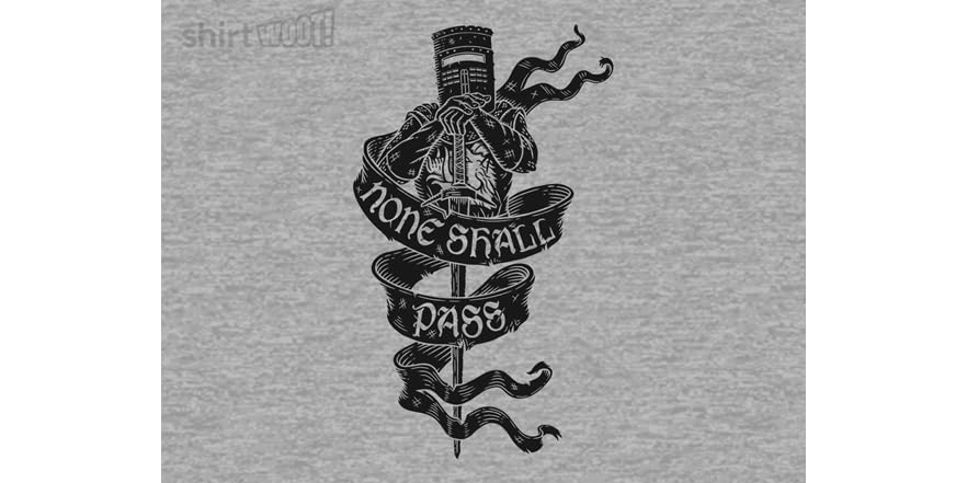 None Shall Pass Tattoo