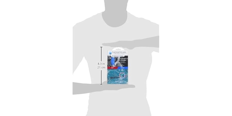 TheraPearl Hot+Cold 2x Shin Wrap Pack - 4pks of 2