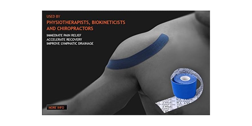 KT TAPE PRO Kinesiology Sports Tape, 20 Precut 10 Inch