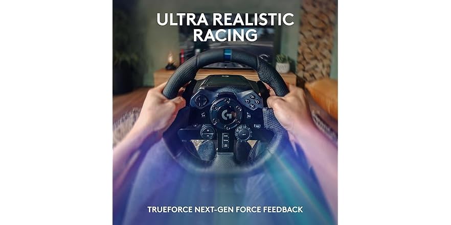 Logitech G923 Racing Wheel and Pedals