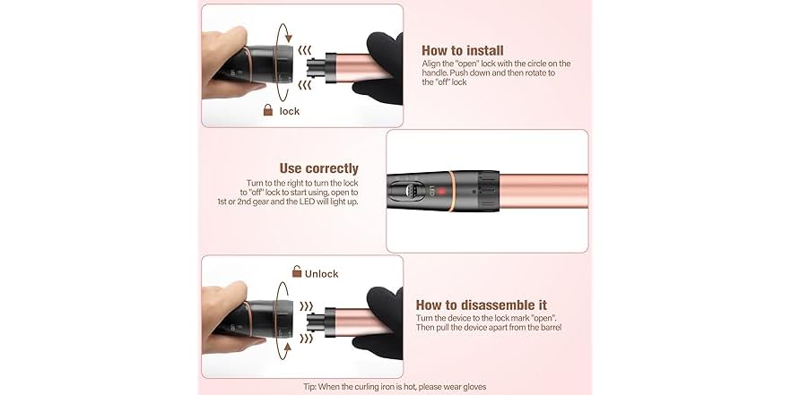 BESTOPE PRO Waver Curling Iron Set