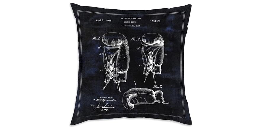 Boxing Glove Throw Pillow
