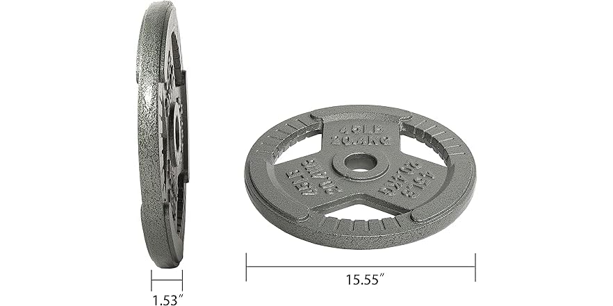 Fitvids Cast Iron Plate Weight 45LB Single