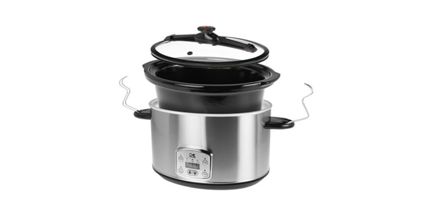 8 Qt. Digital Control Slow Cooker w/ Locking Lid