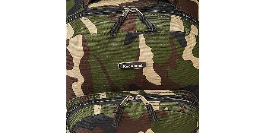 Rockland Handle Rolling Backpack 17-In