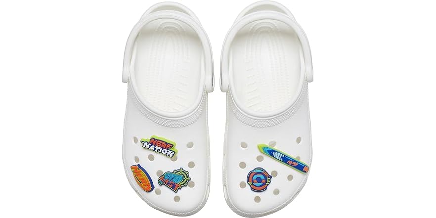Crocs x Hasbro-5-Pack Nerf Shoe Charms