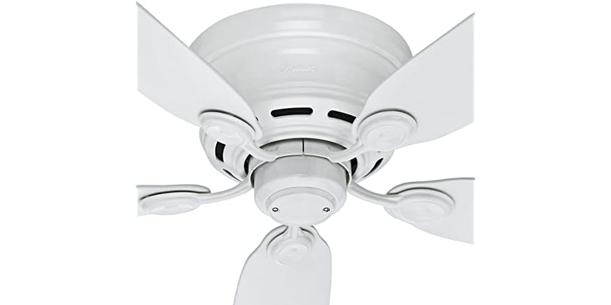 42-inch Low Profile Snow White Ceiling Fan
