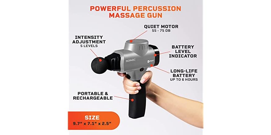 LifePro Sonic Handheld Massage Gun