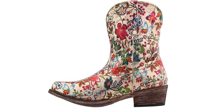 Ingrid Gold Multi Faux Leather Boots