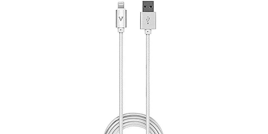 vCharged 12 foot USB Charging Lightning Cable