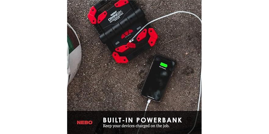 NEBO OMNI 2K Work Light: 2000 Lumen