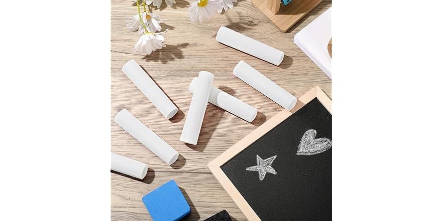 80 Pcs Jumbo Sidewalk Chalk for kids