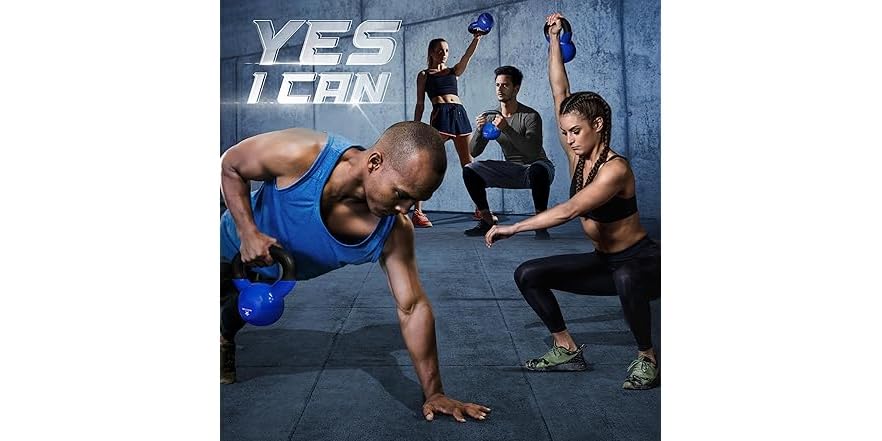 Yes4All 45 lb - Pair Kettlebell Vinyl Co