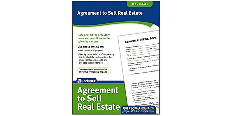 Adams Agreement To Sell Real Estate Form