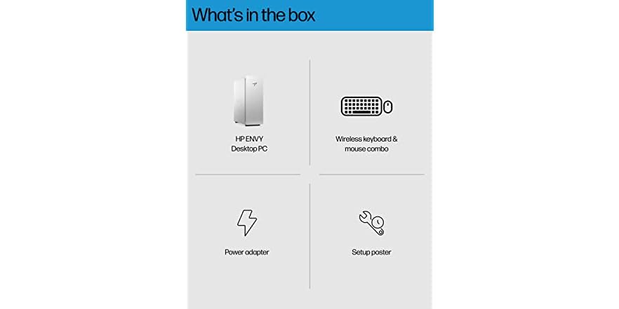 HP ENVY TE02-0020 Desktop PC (Open Box)