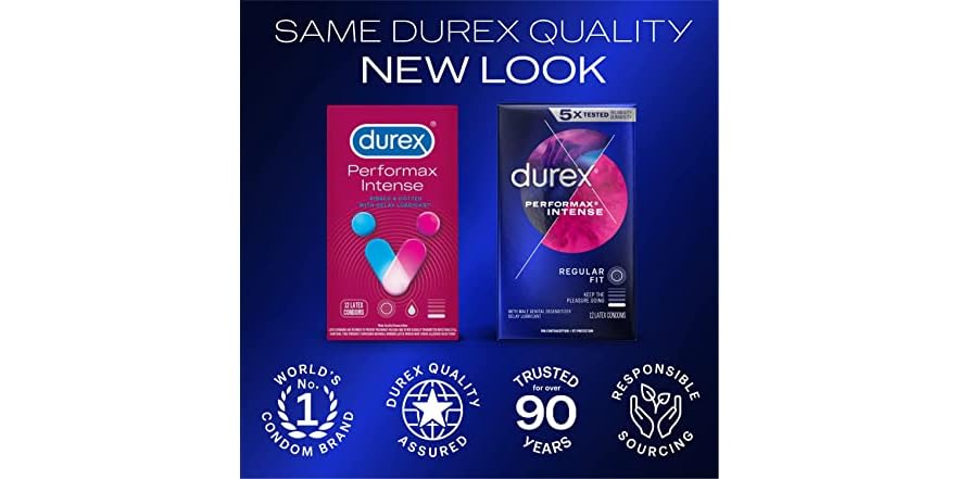 Durex Performax Natural Rubber Latex Condoms