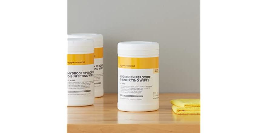 (6PK) Amazon Hydrogen Peroxide Disinfecting Wipes