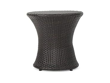 Adriana Outdoor Wicker Accent Table