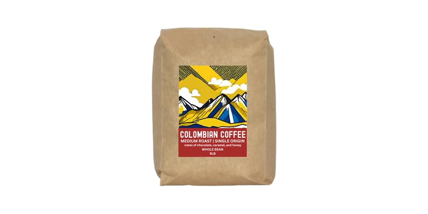 (5lbs) Five Star Coffee Roasters Colombian Coffee