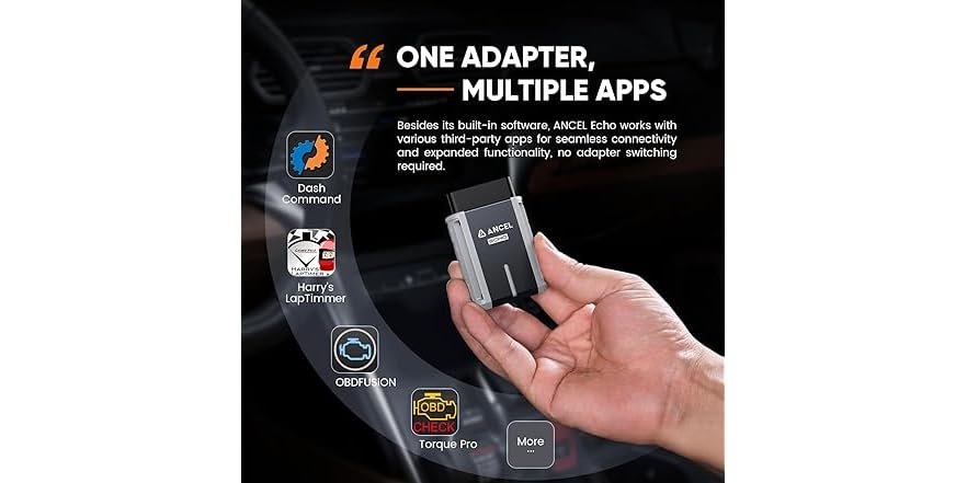 Ancel Echo OBD2 Scanner Bluetooth