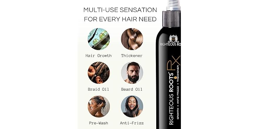 Righteous Roots Hair Oil for Hair Growth