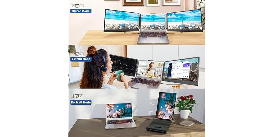 14" S2 Triple Monitor Extender Screen (Open Box)