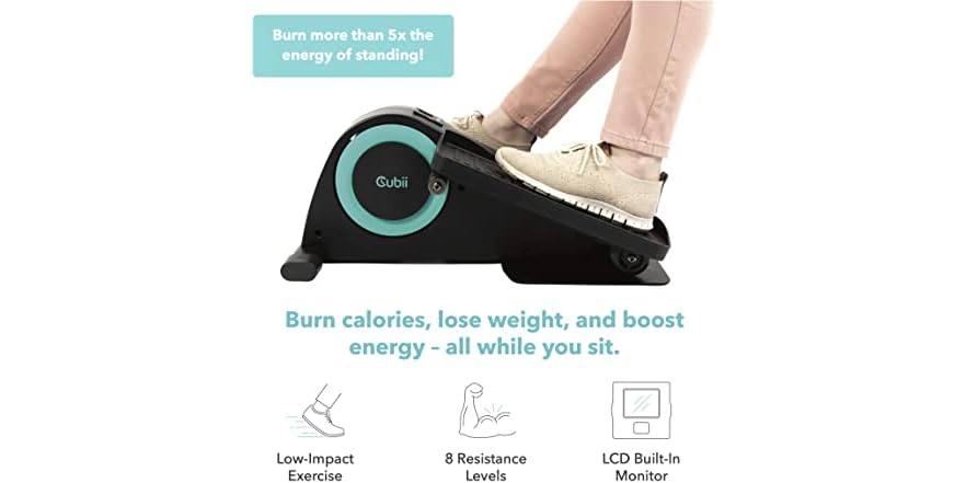 Cubii Under Desk Elliptical Purple