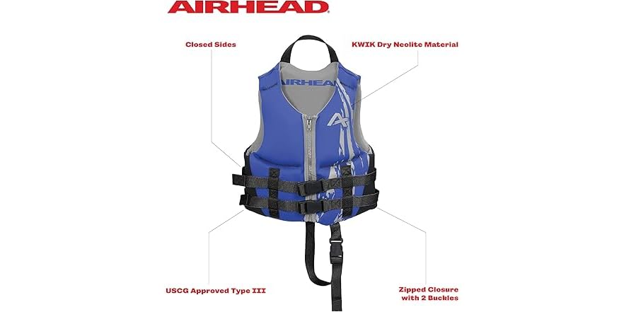 Airhead Life Jacket (Children 30-50lbs)